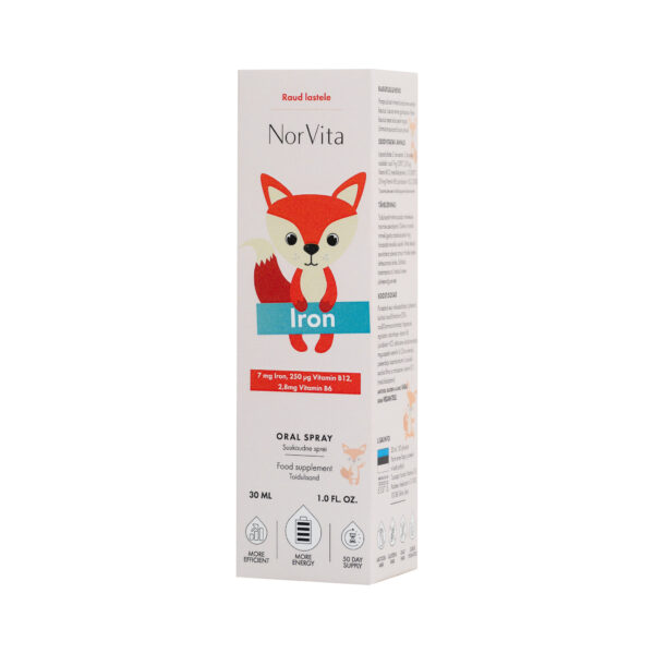 NorVita Raud suukaudne sprei väikelastele 30 ml